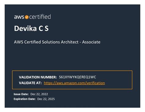 Devika C S On Linkedin Aws Architect Awscertification Awssolutionsarchitect F9infotech