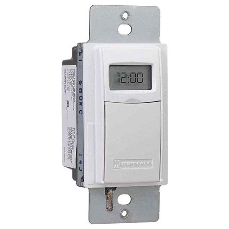 Intermatic 15 Amp 7 Day Indoor In Wall Astronomic Digital Timer White 78275145467 Ebay