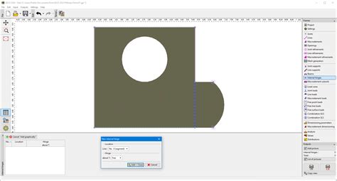 Internal Hinges Program Slab Online Help Geo5