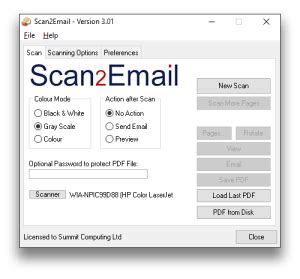 Scan2email Scan Paper Documents And Automatically Email Them As Pdf
