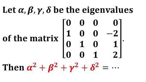 Master Iit Jam 2017 With This Essential Companion Matrix Concept Youtube