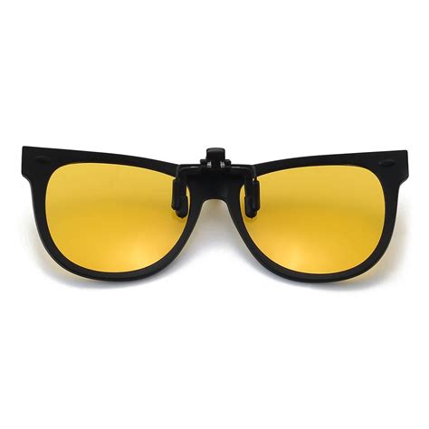 Yahya Black Yellow Stylish Clips Lensmart