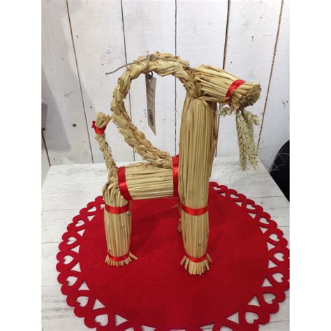 HemslÖjdsprodukter Julbock Halm 30 Cm