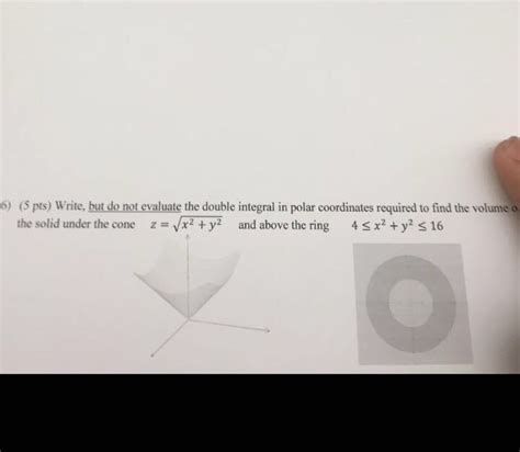 solved write but do not evaluate the double integral in