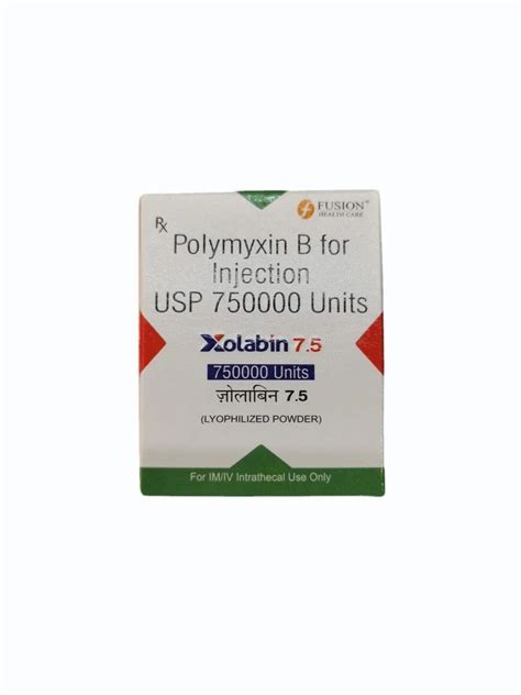 Polymyxin B Injection 2 5 Mg At ₹ 2200 Vial In Mumbai Id 2852182859773