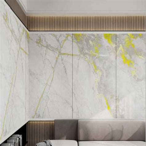 Plastic Wall Panel Carbon Crystal Panel With Wood Metal And Marble