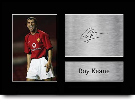 Hwc Trading Roy Keane T Signed A4 Printed Autograph Manchester