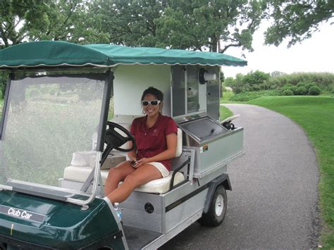 Cart Girl At Makray Memorial Golf Club Barrington Illinois A Photo