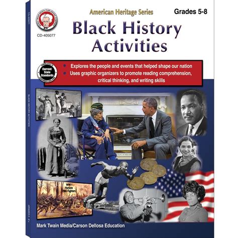 Black History Activities Workbook By Mark Twain Media For Grades 5 8