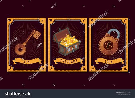 Game Asset Pack Fantasy Card Magic Stock Vector Royalty Free