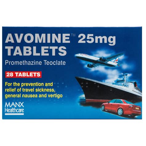 Avomine Tablets 25mg 28 Tablets