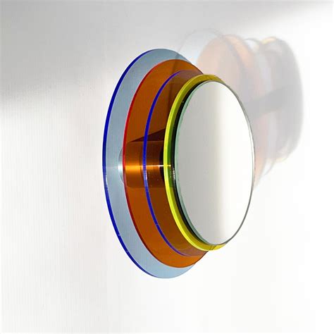 Sunset 204a Wall Mirror With Plexiglass Design Sculpture By Andreas Berlin For Sale At 1stdibs