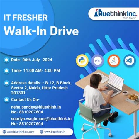 Bluethink Inc On Linkedin Jobs Career Freshersjobs Jobopportunities Employment Careers