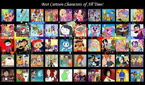 Best Cartoon Characters Of All Timejs123 Version By Jazzystar123 On