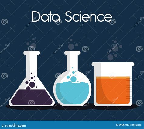 Data Science Design Vector Illustration Stock Vector Illustration
