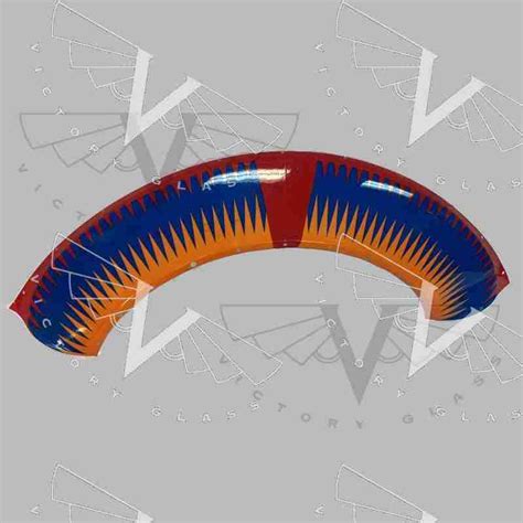 Wurlitzer 1050 Top Diffuser Shield Plastic 3 Color Victory Glass