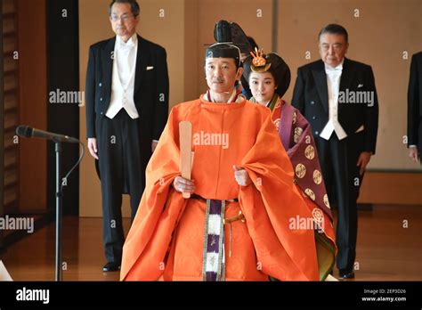 Enthronement Ceremony Of Emperor Naruhito Of Japan In Tokyo Japan