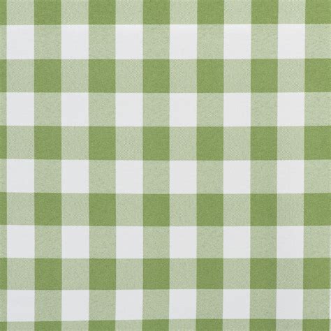 Green Gingham Elegant Edge