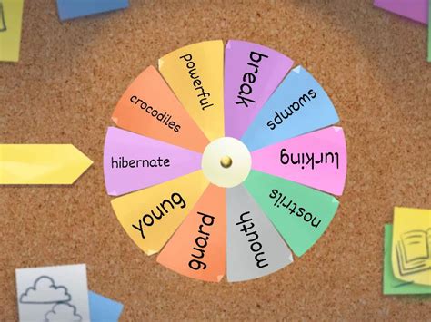 Crocodiles Focus Words Random Wheel Spin The Wheel