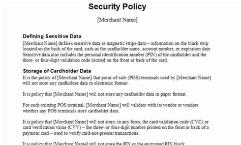 Amazing Data Encryption Policy Template Sparklingstemware