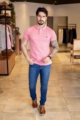 Pink Polo Outfits For Men 70 Ideas And Outfits Lookastic