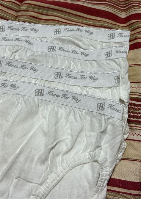 Vintage Hanes Her Way 100 Cotton Brief Panties Size … Gem