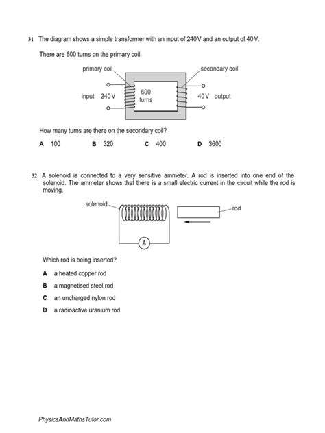 Electromagnetic Effects Part 2 Pdf Transformer Inductor