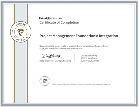 Project Management Foundations Integration On Linkedin Alwaysbelearning