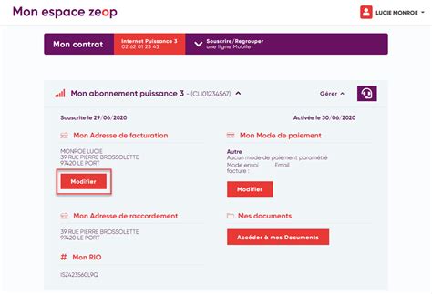 Tuto Modifier Mon Adresse Postale De Facturation