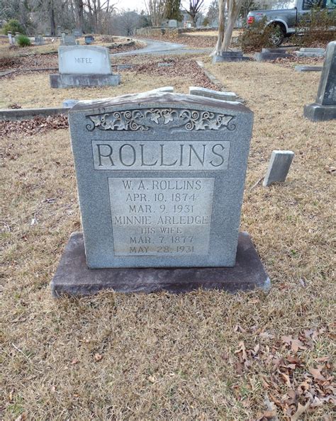 Waite Avery Rollins 1874 1931 Find A Grave Memorial