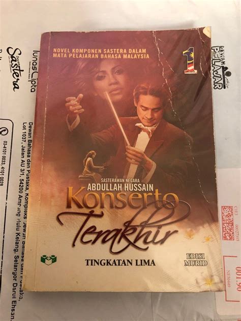 Novel Sasterawan Negara Abdullah Hussain Konserto Terakhir 2012 Edisi Murid Hobbies And Toys