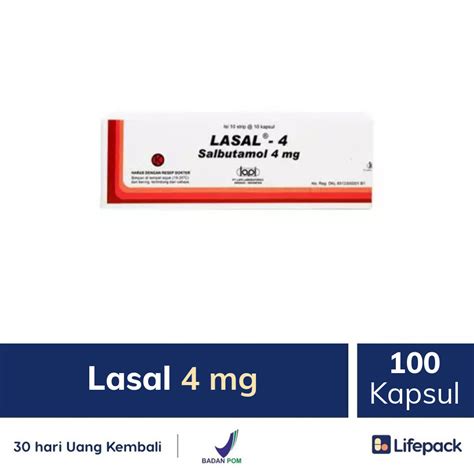 Lasal 4 Mg 100 Kapsul Lifepack Id