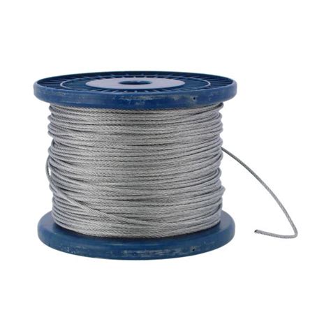 Cable De Acero Sin Forro Galvanizado 3 32 X 150 Metros 13909 Adir