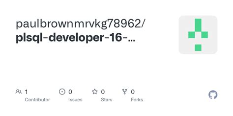 Github Paulbrownmrvkg78962plsql Developer 16 License Key · Github