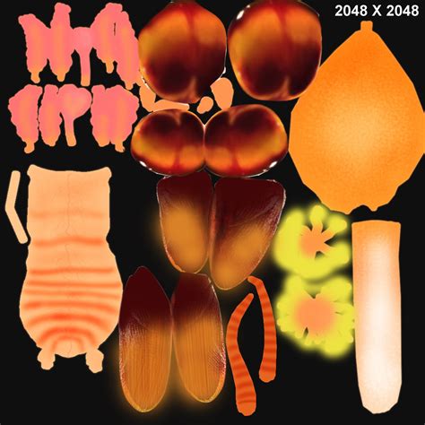 Open Cirulatory System Of Cockroach 3d Model 39 Ma Obj Free3d