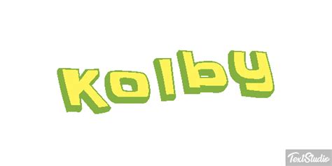 Kolby Name Animated  Logo Designs