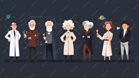 Crie Um Guia Visual De Cientistas Famosos E Suas Contribuições