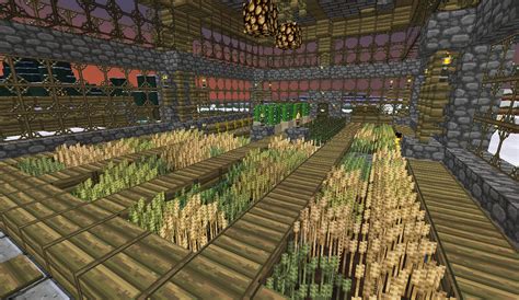 Minecraft Underground Farm Design