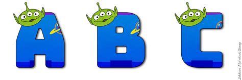 Toy Story Alien Abc By Jabbasalphabetsoup On Deviantart