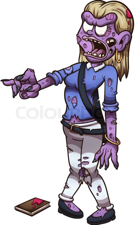 Zombie Girl Vector
