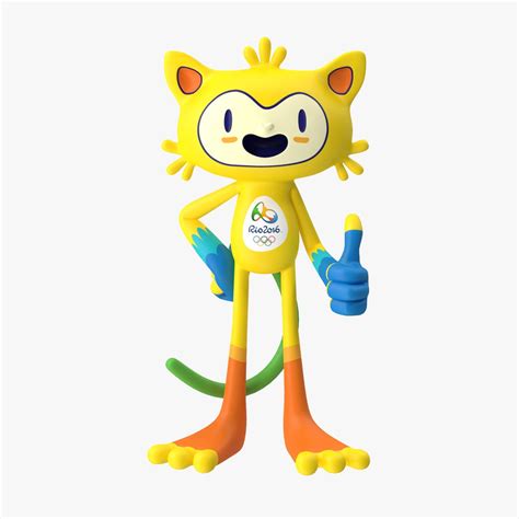 2016 Olympics Mascot Vinicius 3d Max