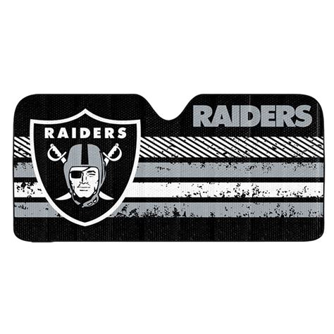 Nfl Oakland Raiders Automotive Sun Shade Universal Size By Team Promark