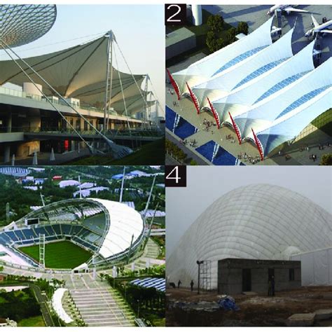 The Main Types Of Membrane Structures 1 Tensioned Membrane Structure
