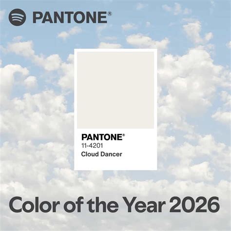 Pantone Color 2026 Cloud Dancer La Esencia De La Calma Y Un Nuevo