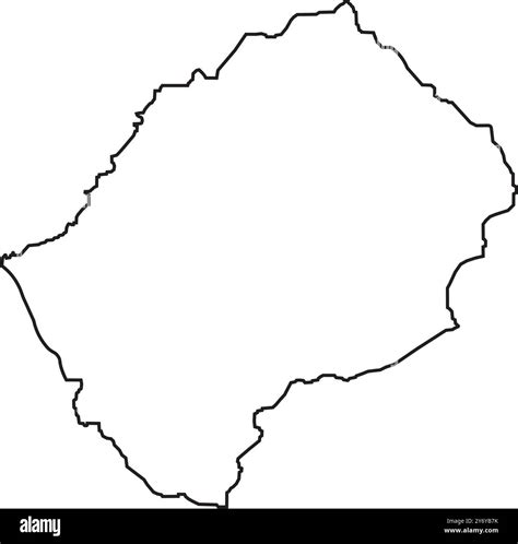 Lesotho Country Map Icon Illustration Design Stock Vector Image And Art