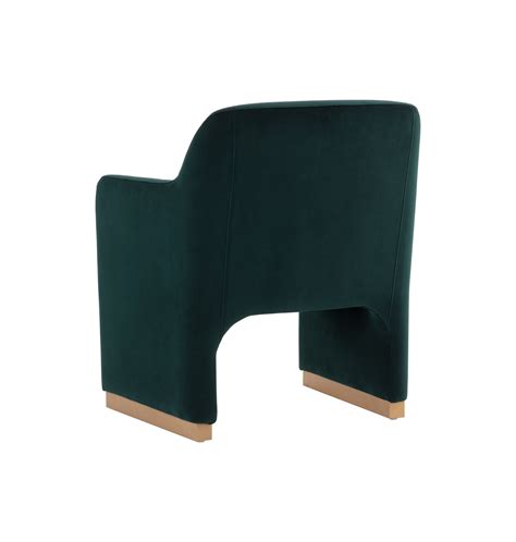 Jaime Dining Armchair Meg Dark Emerald Contemporary Dining Chairs