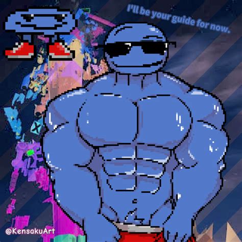 Rule 34 1boy Abs Bara Blue Skin Buff Jukes Towers Of Hell Kendrick