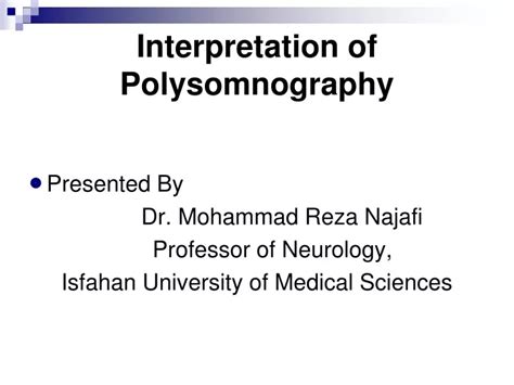 Ppt Interpretation Of Polysomnography Powerpoint Presentation Free Download Id 9729603