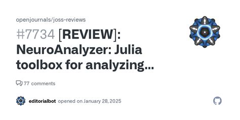 Review Neuroanalyzer Julia Toolbox For Analyzing Neurophysiological