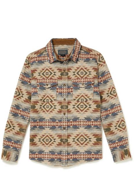 Pendleton La Pine Wool Jacquard Overshirt Multi Pendleton